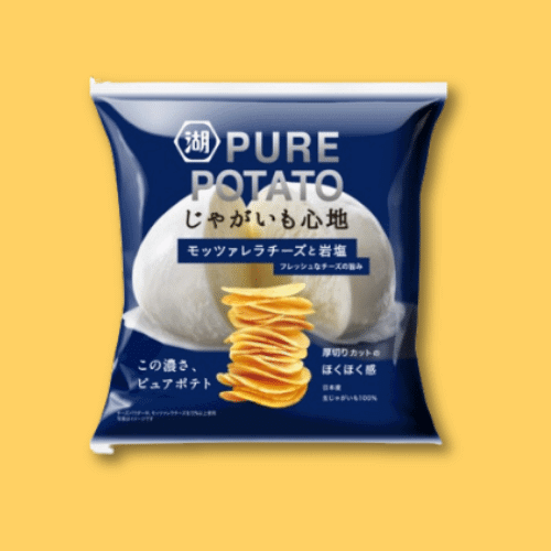 Koikeya Pure Potato Chips - Mozzarella & Rock Salt: A Rich and Savory ...